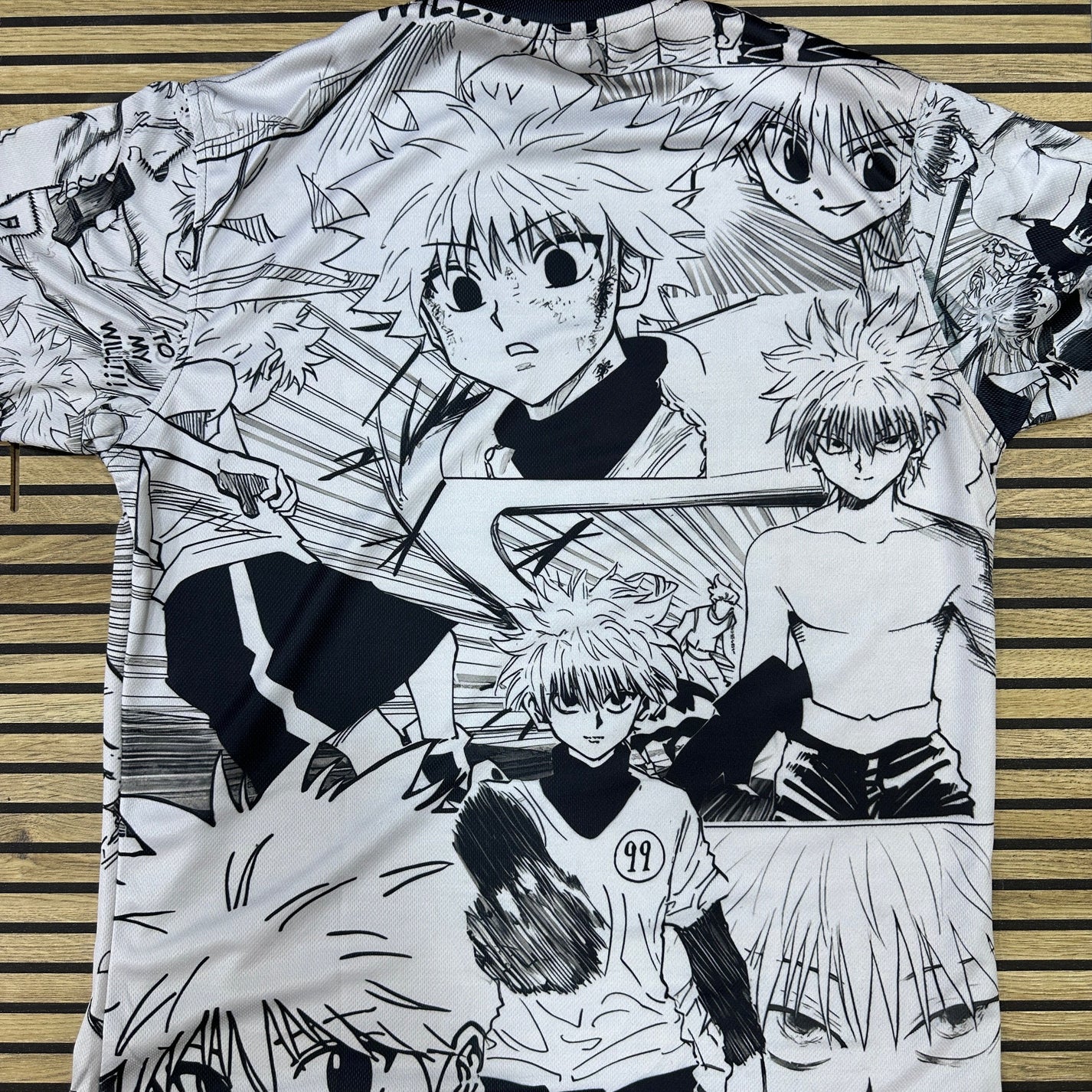 Killua new sport t-shirt from One For All anime clothing store