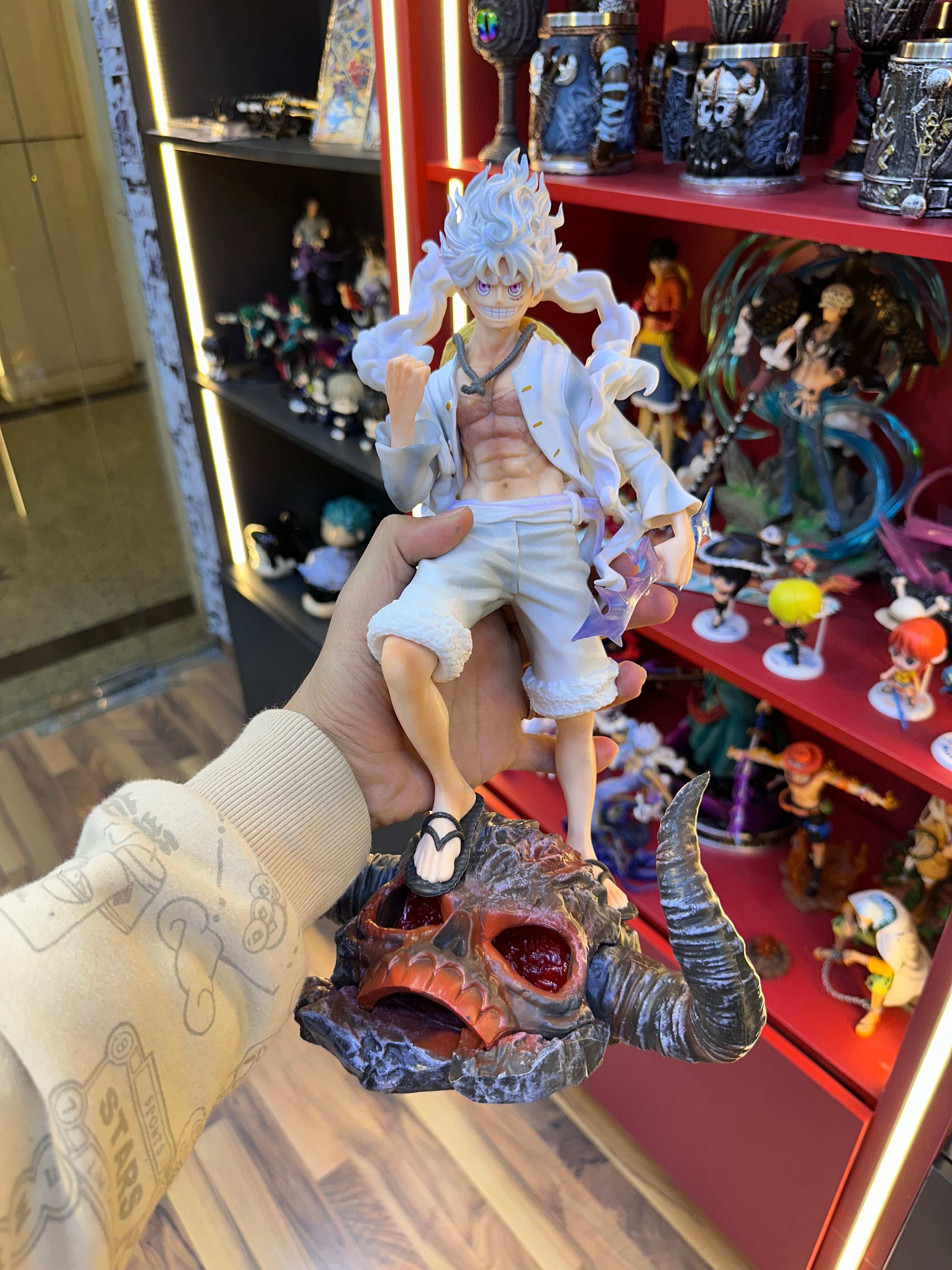 Luffy gear 5 Nika transformation | anime figure One piece – One For All