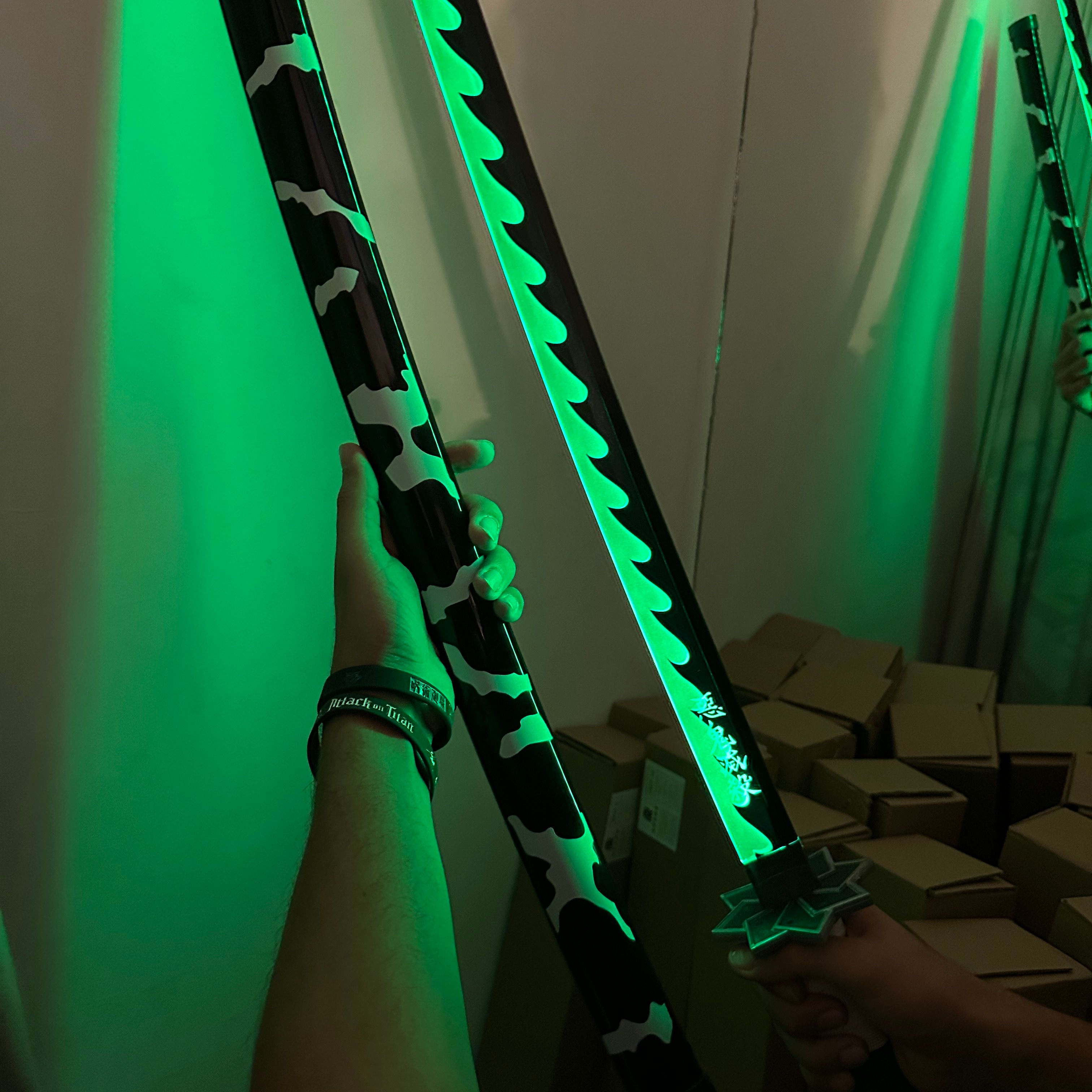 LED Light Demon Slayer Katana Luminous Sword Tomioka Giyuu Anime Cospl ...
