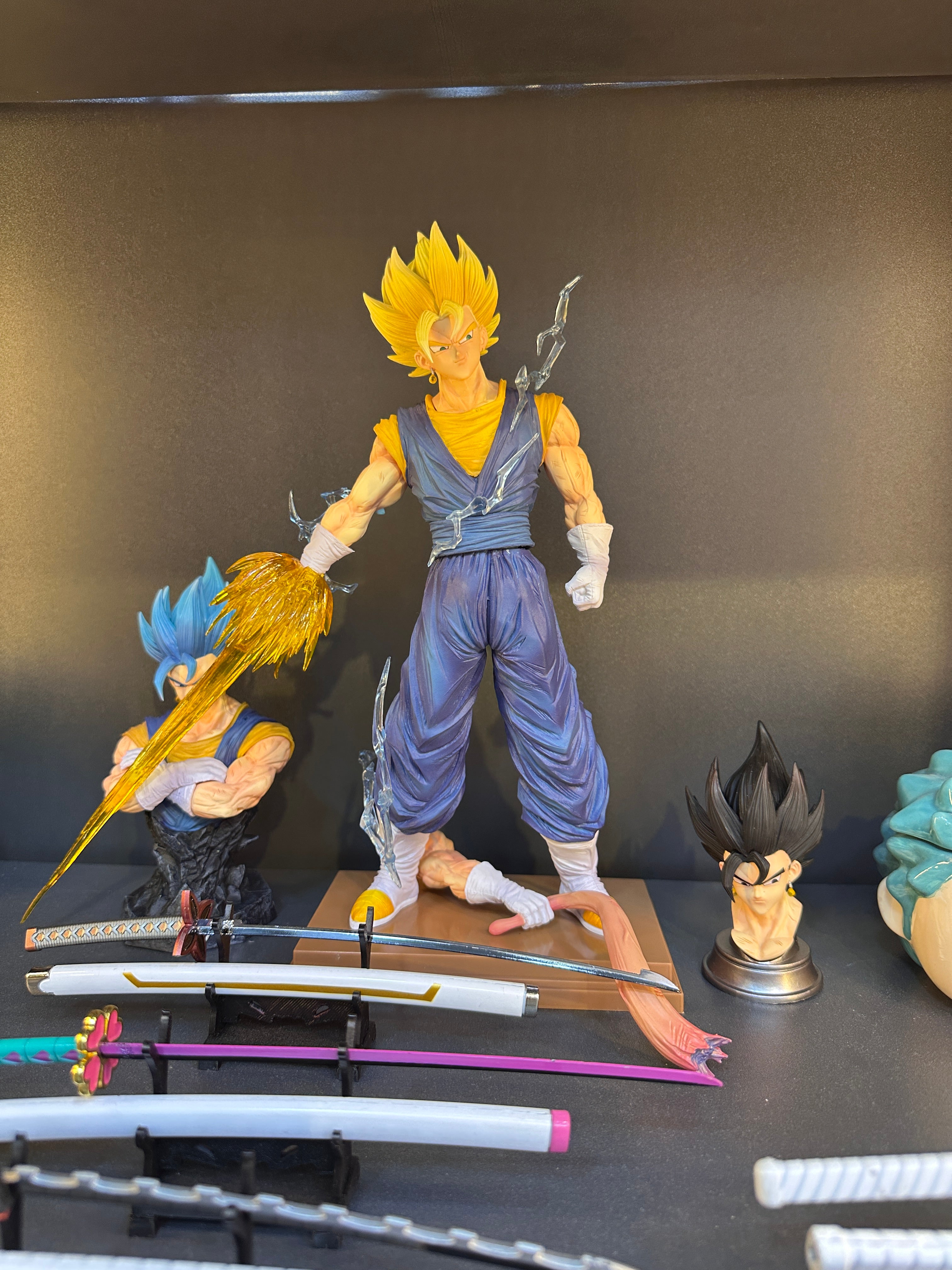 New Dragon Ball Anime Figurine LK Bejita GK Super Saiyan Two-Dimension ...