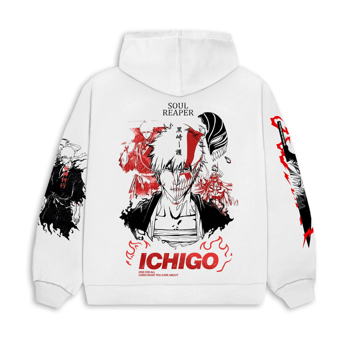 Ichigo - Bleach Hoodie - White | Anime Hoodies Egypt – One For All